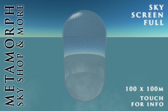 Second Life Marketplace - Metamorph Sky Screen FULL 100x100