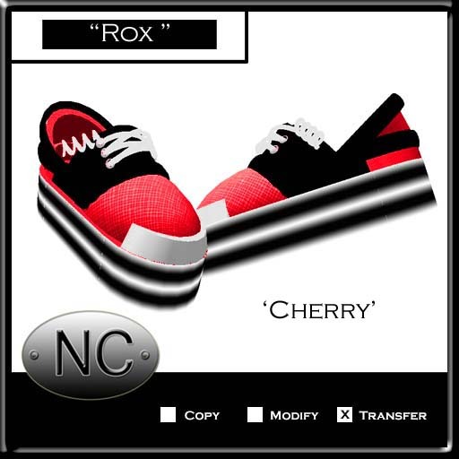 Second Life Marketplace - NC-Rox Shoes-Cherry