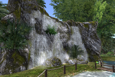 Second Life Marketplace - Realistic Waterfall WALL 2016 HQ with shiny ...