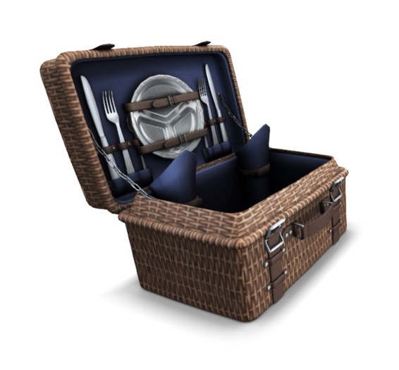 Second Life Marketplace - -David Heather-Dinner Basket