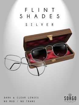 Second Life Marketplace - * S O R G O - FLINT Shades / SILVER