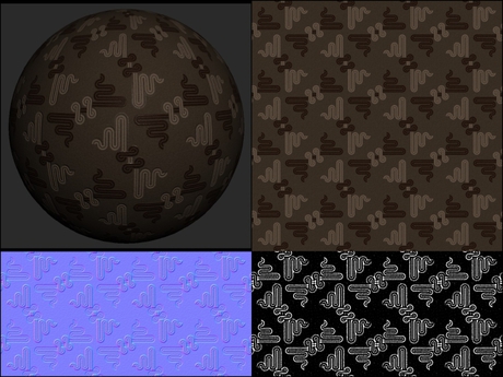 Second Life Marketplace - N_s-3d texture Wallpaper _W014