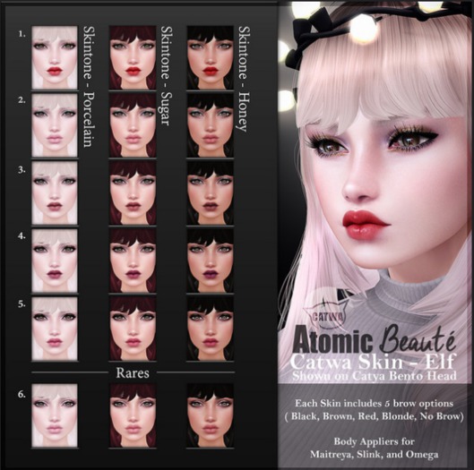 Second Life Marketplace - .Atomic. Gacha_Elf Catwa Applier - Honey 4
