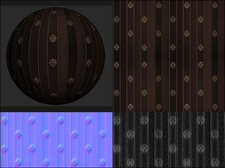 Second Life Marketplace - N_s-3d texture Wallpaper _W004