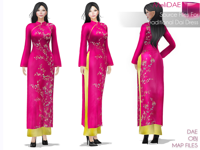 Second Life Marketplace - Dae Obj Texture Files For MI Traditional AO ...