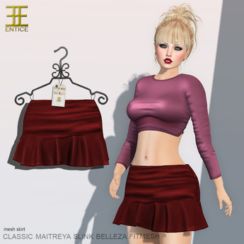 Second Life Marketplace - Entice - Love Lift Me Skirt - Red