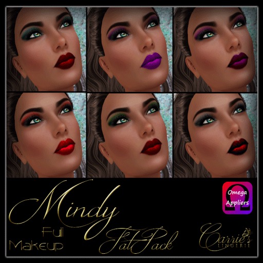 Second Life Marketplace - CB~Mindy Full Makeup FatPack (BOX)
