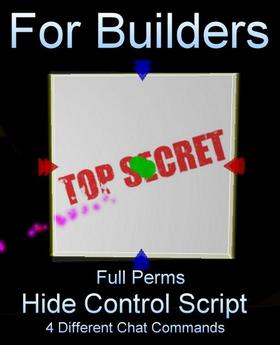 Second Life Marketplace - Special Hide Control Script