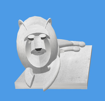 Second Life Marketplace - Passive Lion (19 prims)