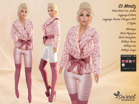 Second Life Marketplace - PROMO - Sweet Temptations :: St Moritz Outfit for Maitreya, Slink (P ...
