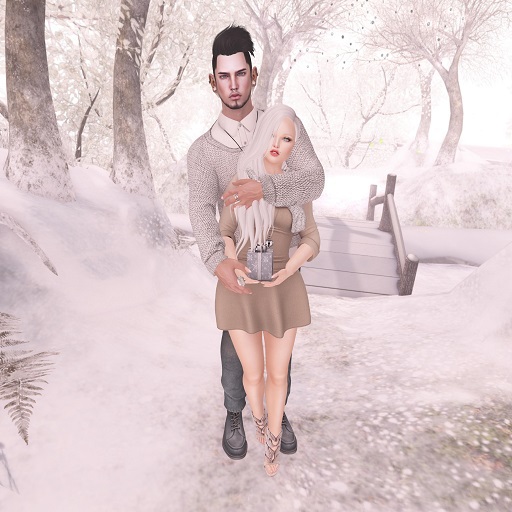 Second Life Marketplace - .|Reign on Me|. Home for Christmas Couples Pose