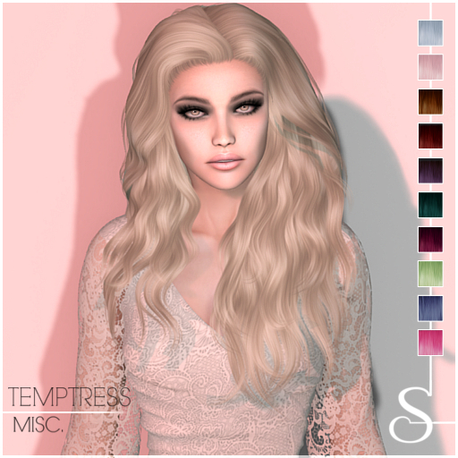Second Life Marketplace - Stealthic - Temptress (Hair) Misc.