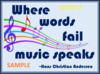 Second Life Marketplace - Poster Graphic - Music speaks
