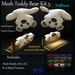 Second Life Marketplace - ~tc~ Mesh Teddy Bear FullPerm Kit - 5