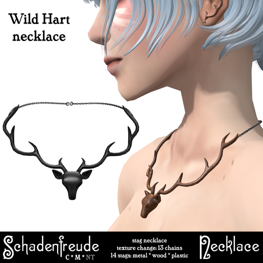 Second Life Marketplace - Schadenfreude Wild Hart Necklace