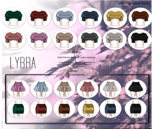 Second Life Marketplace - !:Lybra:! Girly MiniSkirt Black