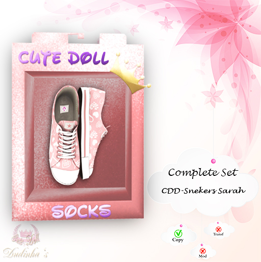 Second Life Marketplace - CDD-Snekers Sarah-TODDLER
