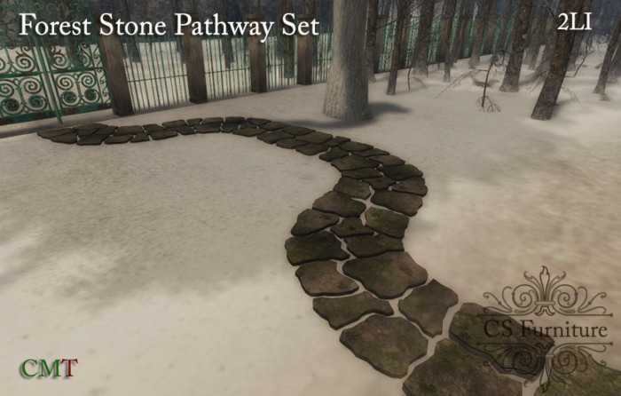 Second Life Marketplace - Forest Stone Mesh Pathway Set