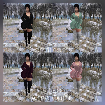 Second Life Marketplace - *CY* Anna Pink Dress // OutFit (Boxed)