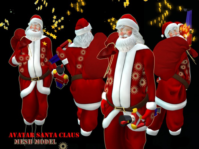 Second Life Marketplace - SANTA CLAUS AVATAR-MESH MODEL