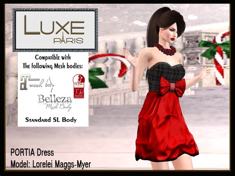 Second Life Marketplace - LUXE Paris PORTIA Dress