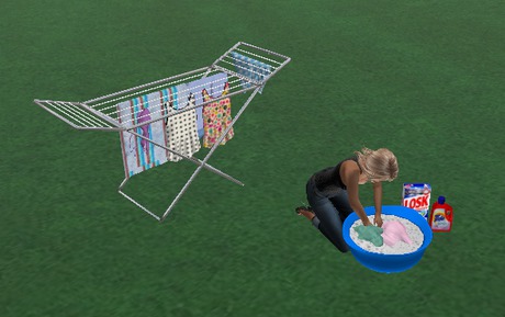 Second Life Marketplace - Laundry with animation