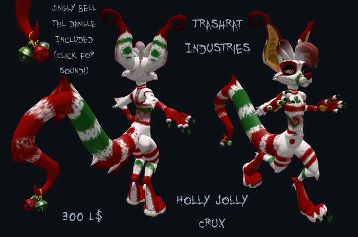 Second Life Marketplace - [Glitter Garbage] Holly Jolly Crux Mod