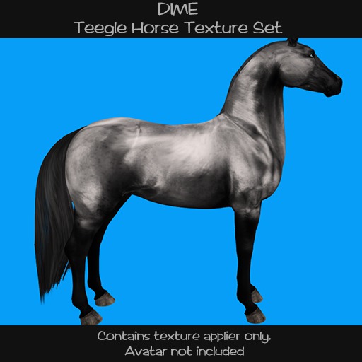 Second Life Marketplace - Starswept Teegle Horse Texture: Dime