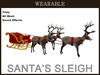 Second Life Marketplace - [TomatoPark] Wearable Santa's Sleigh