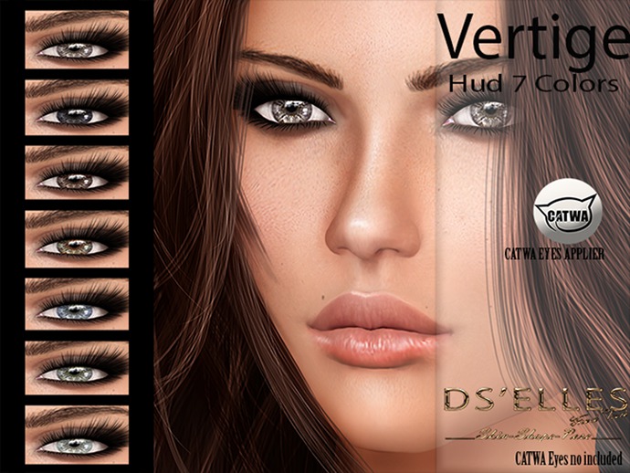 Second Life Marketplace - DS'ELLES-(BOX) (Wear)Vertige hud Catwa Eyes