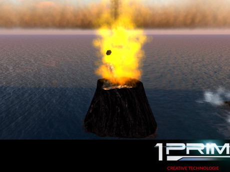 Second Life Marketplace - .:[1PRIM]:. Infinite Volcano 8 Shapes / 53 ...