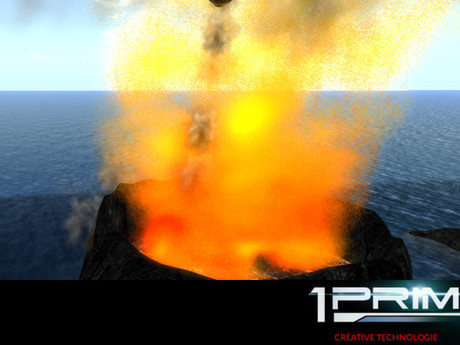 Second Life Marketplace - .:[1PRIM]:. Infinite Volcano 8 Shapes / 53 ...