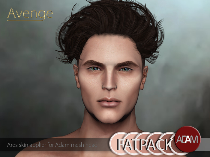 Second Life Marketplace - [Avenge] Ares skin applier for ADAM head ...