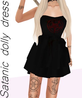 Second Life Marketplace - Laverne. Satanic dolly dress