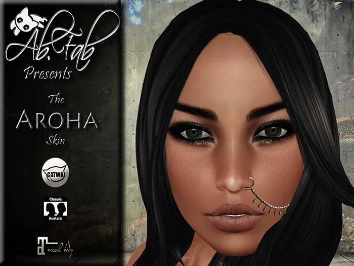 Second Life Marketplace - Ab.Fab Aroha system Skin+Catwa mesh head skin ...