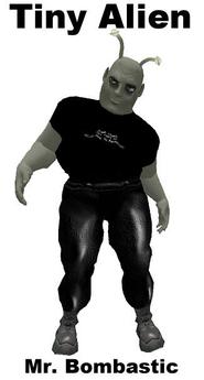 Second Life Marketplace - Alien Male Mr. Bombastic - Complete Tiny Avatar
