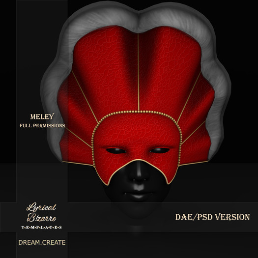 Second Life Marketplace - !Lyrical B!zarre Templates! - Meley MESH DAE ...