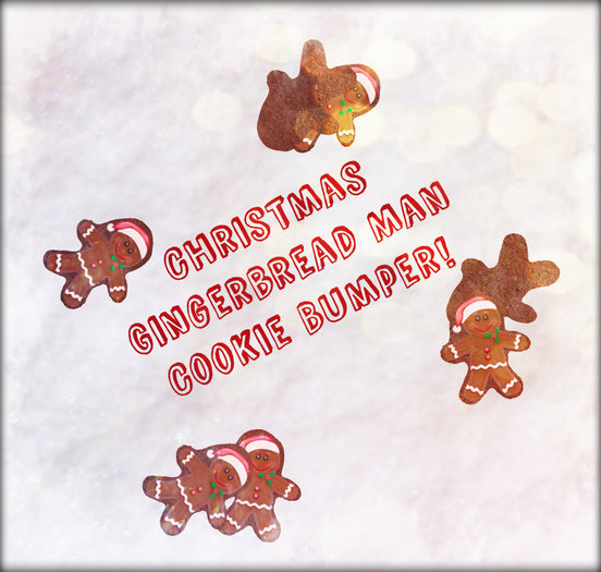 Second Life Marketplace - [GD] Christmas Gingerbread Man Cookie Bumper