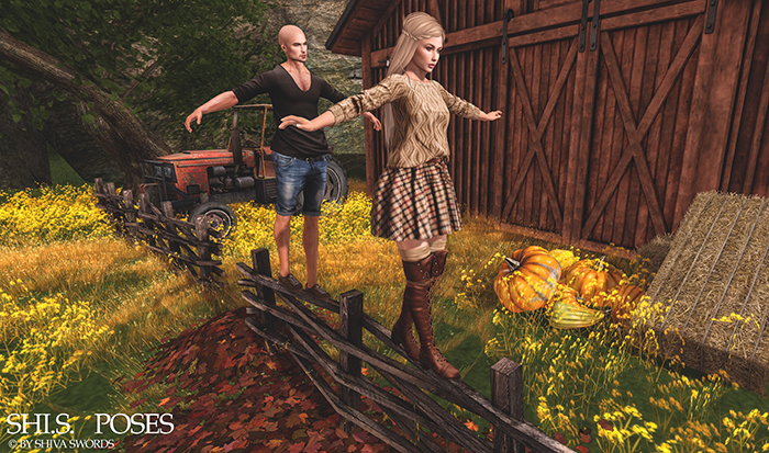 Second Life Marketplace - shi.s.poses who falls first pose - props ...