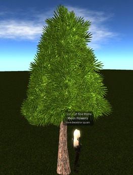 Second Life Marketplace - LW_ Mesh Pine Tree 1