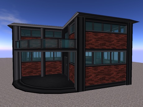 Second Life Marketplace - ~WM~ Modern Retro Building, Brick