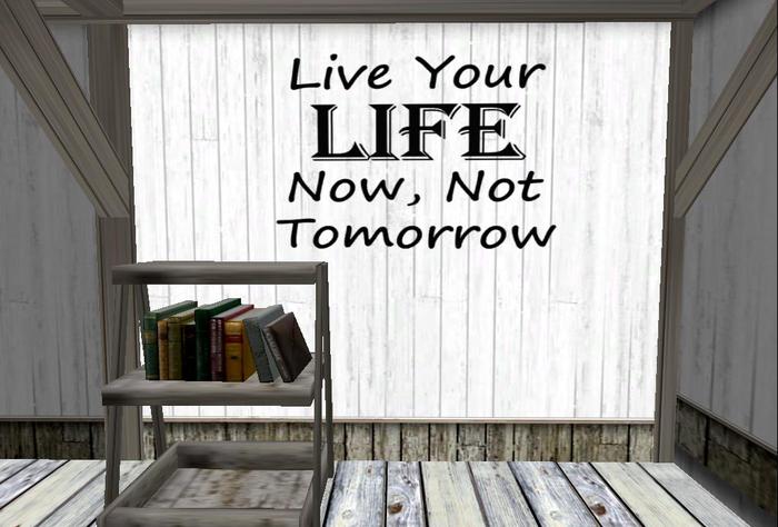 Second Life Marketplace - Sign Up Art - Not Tomorrow