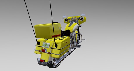 Second Life Marketplace - Yellow & White HD Bagger var 15 BOX