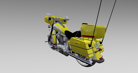 Second Life Marketplace - Yellow & White HD Bagger var 15 BOX