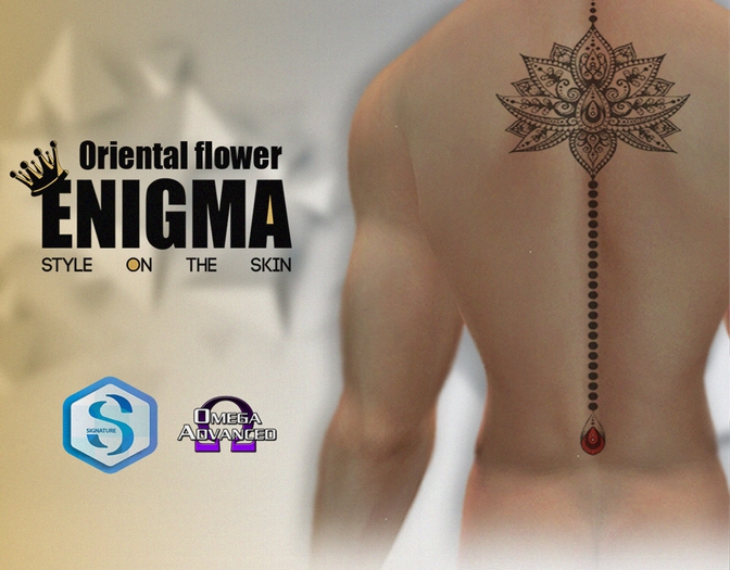 Second Life Marketplace - TATTOO - Oriental flower