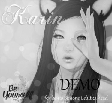 Second Life Marketplace - Be Yourself - DEMO Karin Shape (Lelutka Simone)