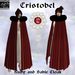 Second Life Marketplace - Cristobel Ruby and Sable Fur Cloak