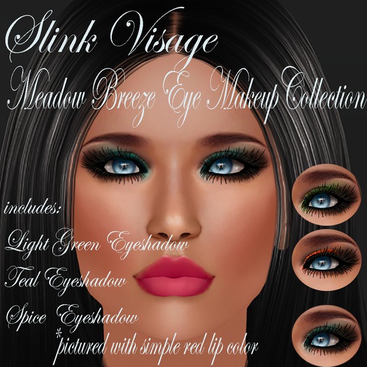 Second Life Marketplace - SLINK VISAGE - MEADOW BREEZE EYE MAKEUP ...