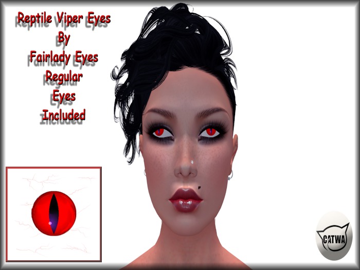 Second Life Marketplace - Reptile Viper Eyes By Fairlady Eyes