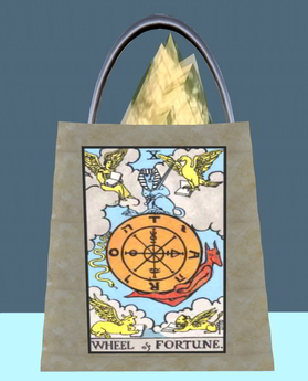 Second Life Marketplace - Deluxe Shopping Tote Gift Bag Tarot Card 10 ...